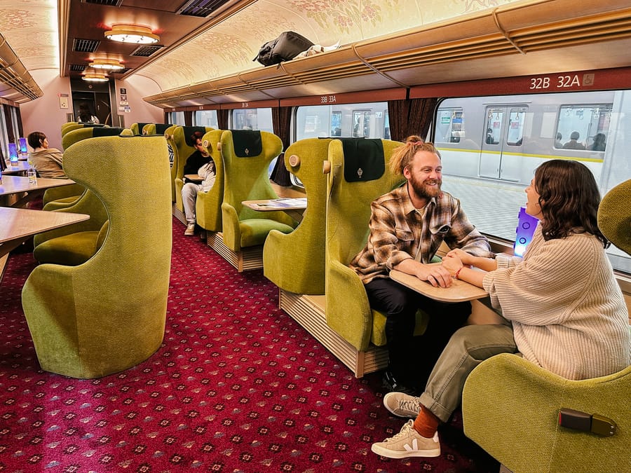 The $10 Luxury Train Between Kyoto and Nara: Aoniyoshi Limited Express ...